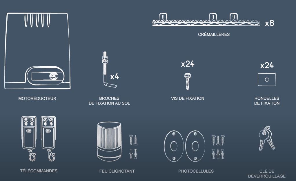 Comment brancher un moteur de portail coulissant