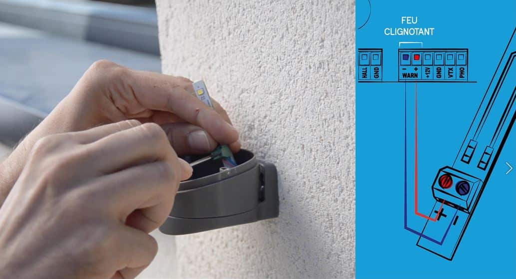 Comment brancher un moteur de portail coulissant